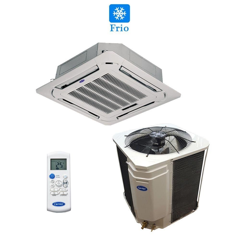 Ar Condicionado Split Cassete Carrier Frio 58000 BTUs Monofásico ...