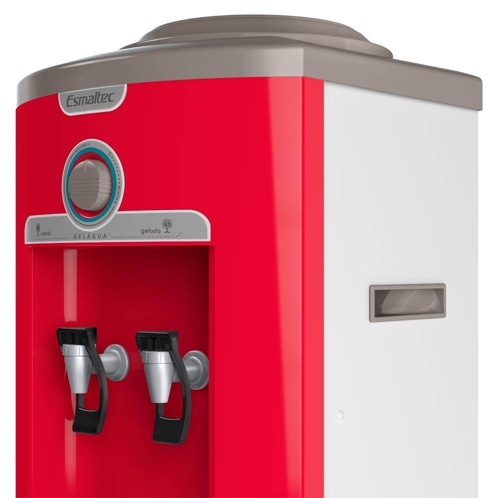 Gelágua De Coluna Esmaltec Egc35 Linha Estilo Vermelho Efácil
