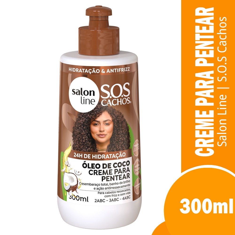 Creme para Pentear Salon Line S.O.S. Cachos Coco 300ml | eFácil