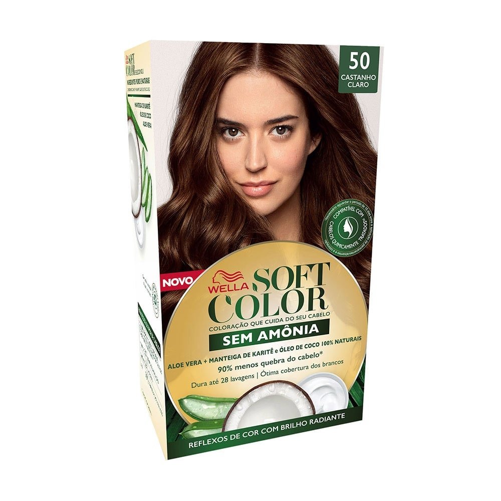 Tintura Soft Color 50 Castanho Claro 35g | eFácil