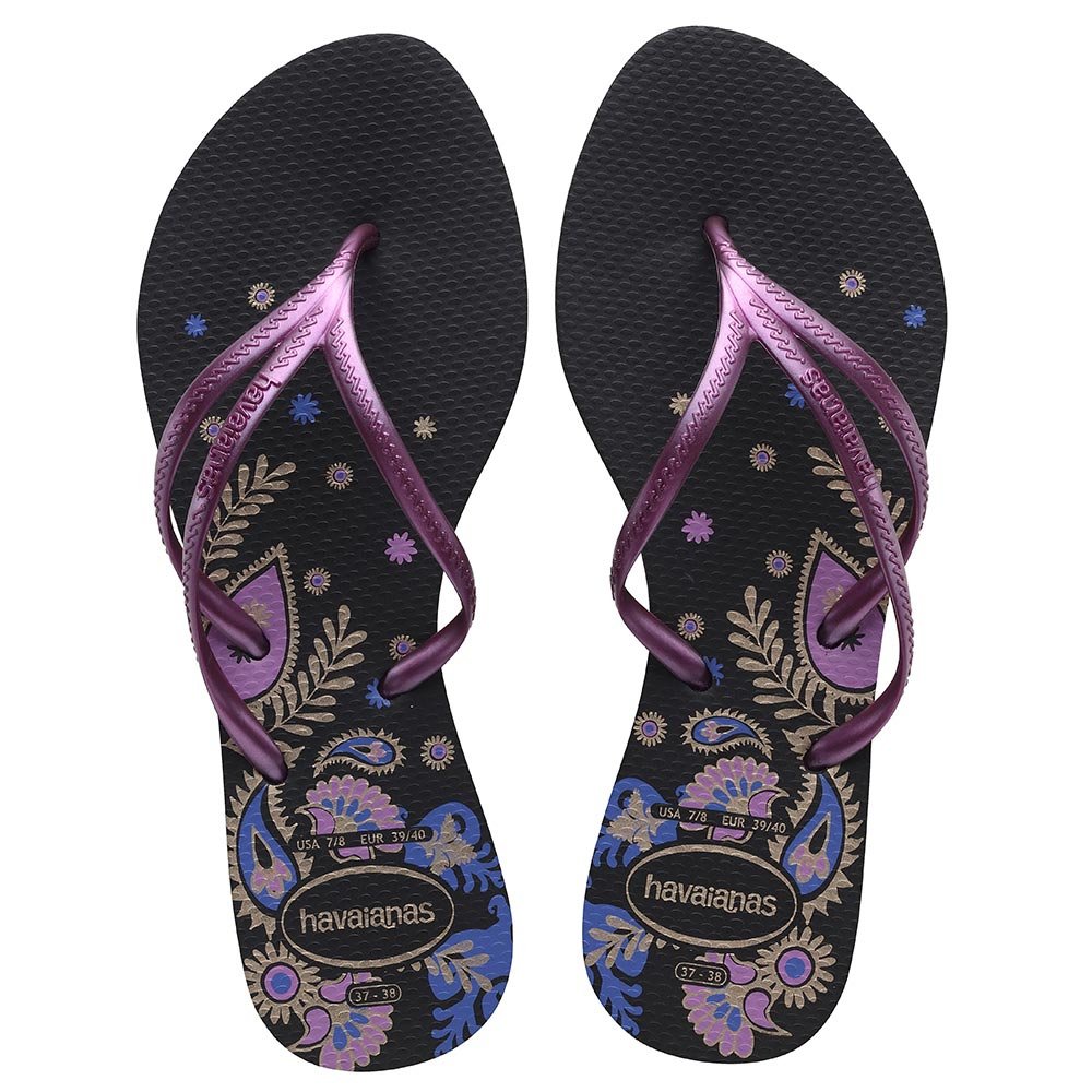 Havaianas Tria Print Preto/Açai | eFácil