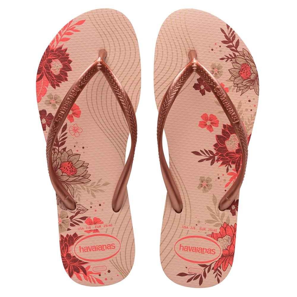 Havaianas Slim Organic Rosa Ballet/Dourado Blush | eFácil