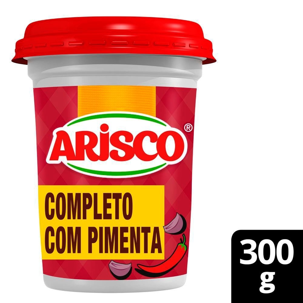 Tempero Completo c/ Pimenta 300g Emb. c/ 24 un. Arisco - Tempero e ...