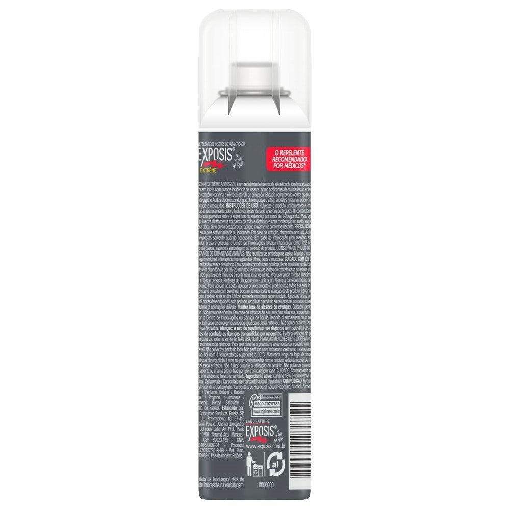 Repelente de Insetos Exposis Extreme Aerosol 100ml | eFácil