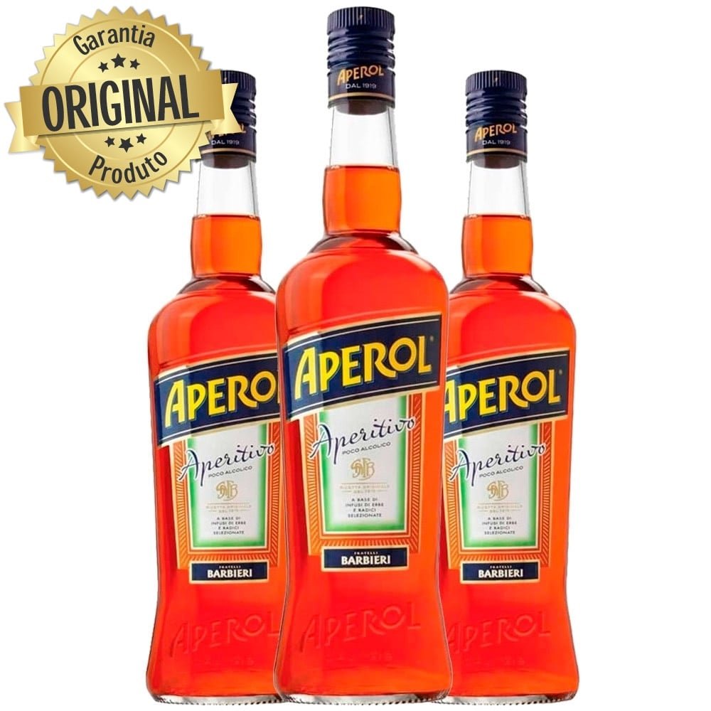 Kit 3 Aperol 750ml - Bebidas Alcoólicas | eFácil