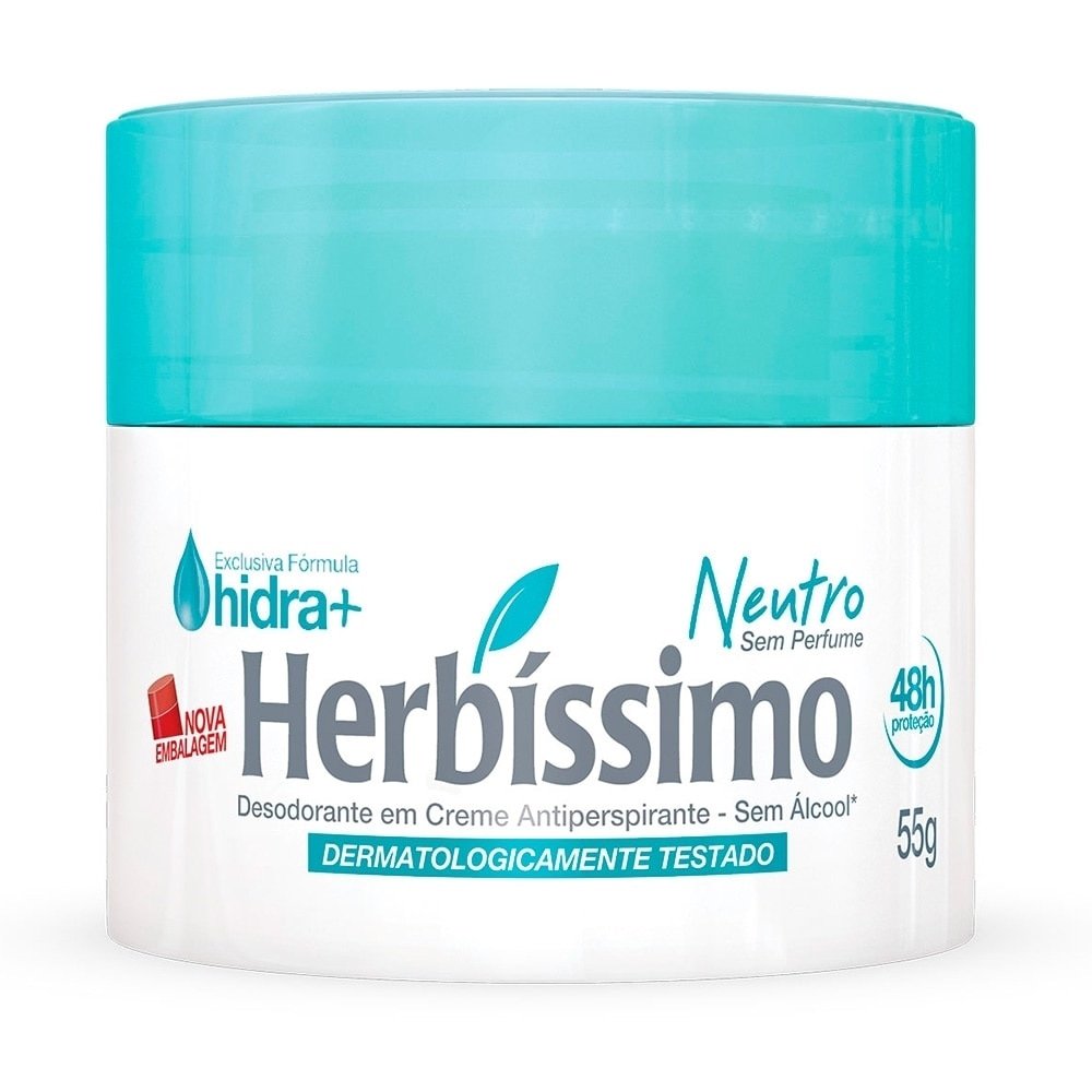 Desodorante Herbíssimo Cremoso Neutro 55g | eFácil