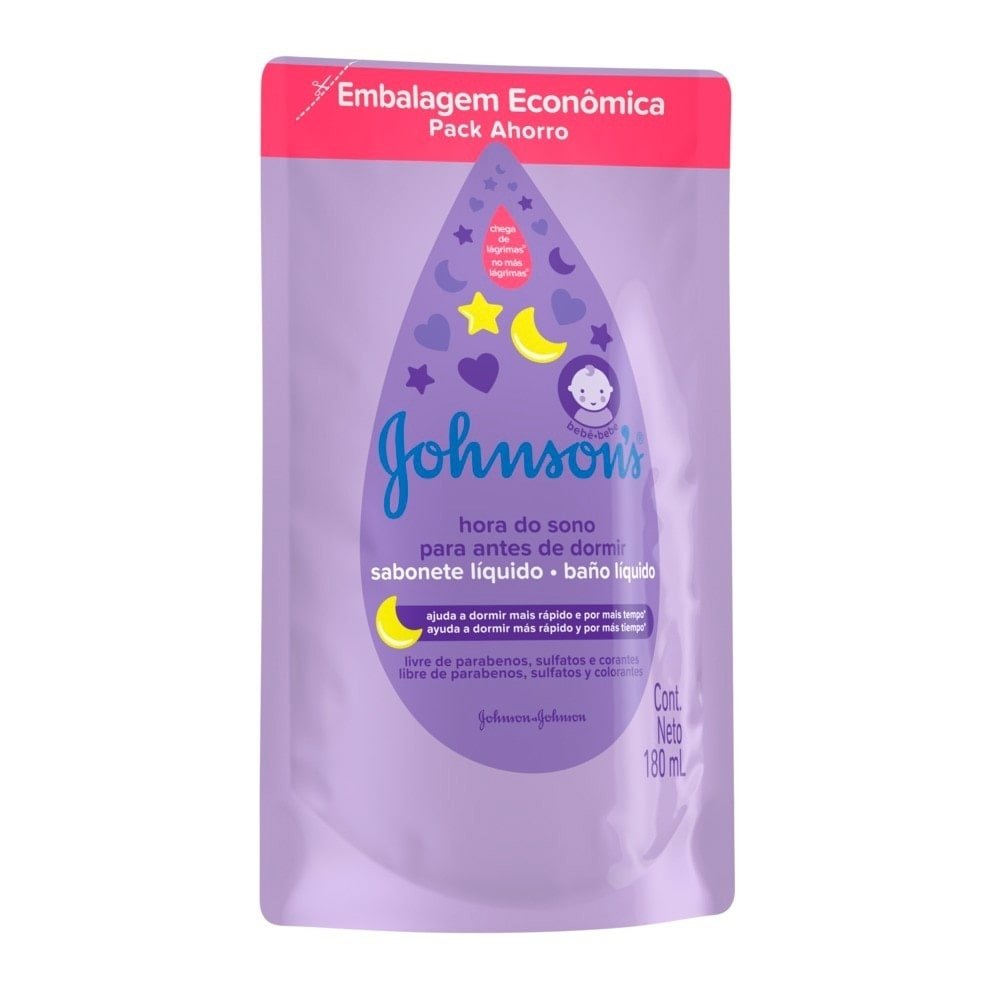 Sabonete Líquido Johnsons Baby Hora do Sono Refil 180ml | eFácil