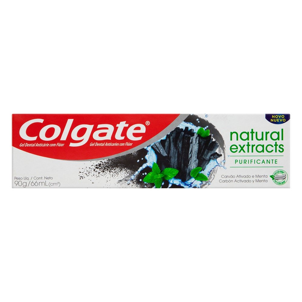Creme Dental Colgate Naturals Extract Purificante 90g Embalagem com 12 ...