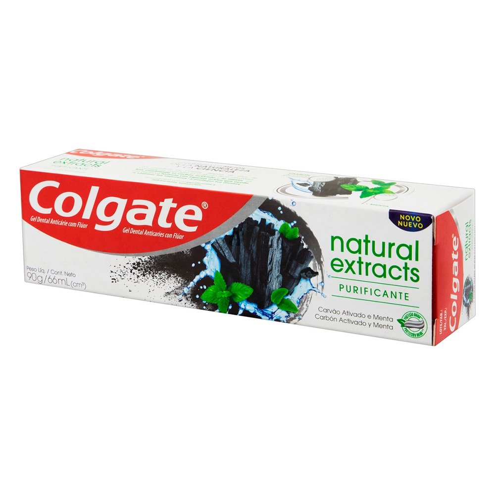 Creme Dental Colgate Naturals Extract Purificante 90g Embalagem com 12 ...