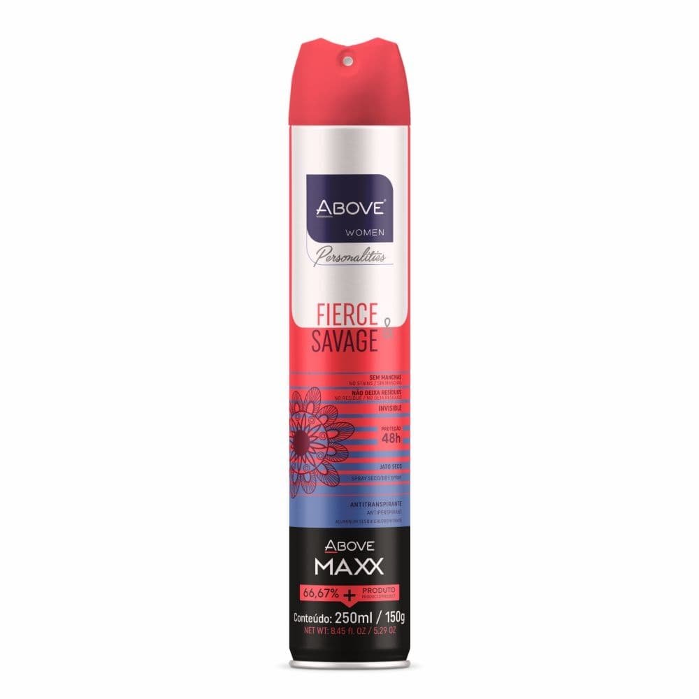 Desodorante Aerosol Above Woman Maxx Person Peaceful & Fashion 250ml ...