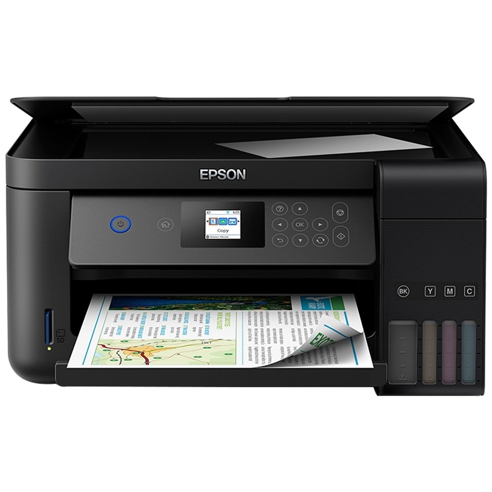 Multifuncional Epson Ecotank L4160, Tanque de Tinta Colorida, Wi-Fi Direct, Wireless, USB, Preto ...