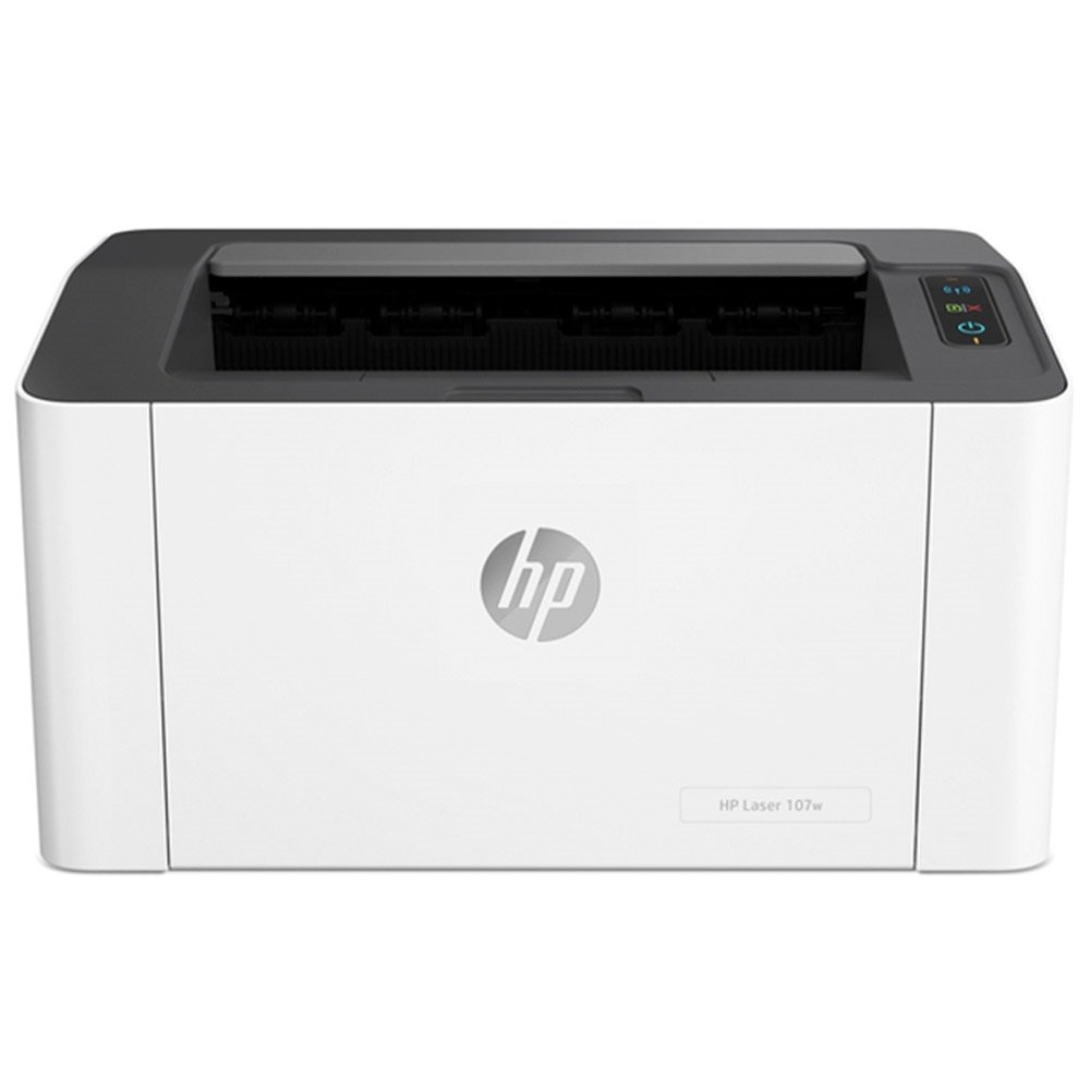 Impressora HP Laser 107W , Laser Monocromática, Wi-Fi, USB 2.0, Branco ...