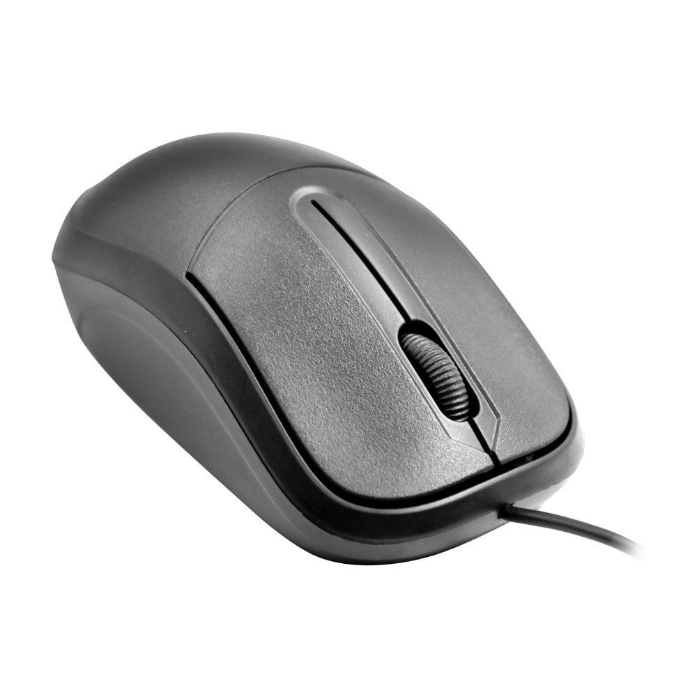 Mouse Óptico C3PLUS MS-35BK 1000DPI USB, Com Fio Preto | eFácil