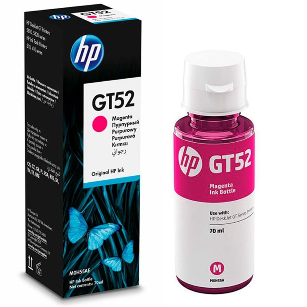 Refil de Tinta HP GT52, Magenta, 70ml, Para Impressora HP Deskjet GT ...