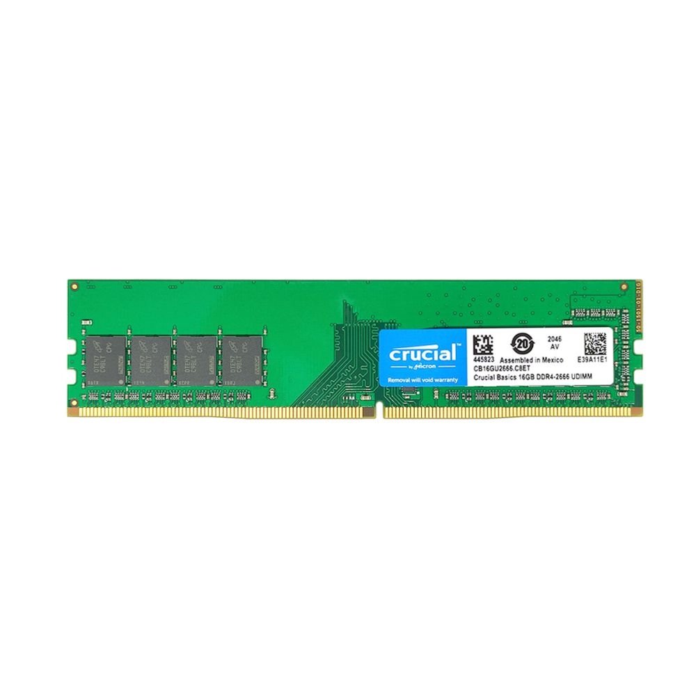 Memória 16GB Crucial, DDR4, 2666MHz, CL19 - CB16GU2666 | eFácil