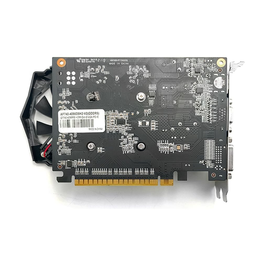 Placa de Vídeo Afox GeForce GT 740, 4GB, GDDR5, 128 Bits, Dual Fan, HDMI/DVI/VGA - AF740 ...