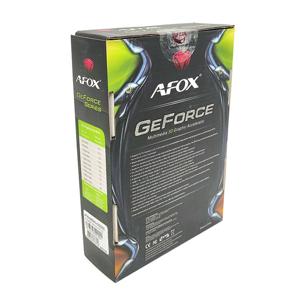 Placa de Vídeo Afox GeForce GT 740, 4GB, GDDR5, 128 Bits, Dual Fan, HDMI/DVI/VGA - AF740 ...