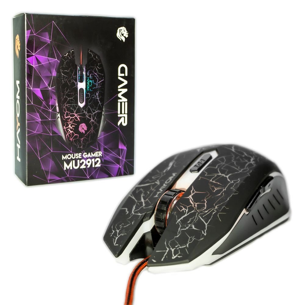 Mouse Gamer Hayom MU2912, USB, LED RGB, 2400 DPI | eFácil