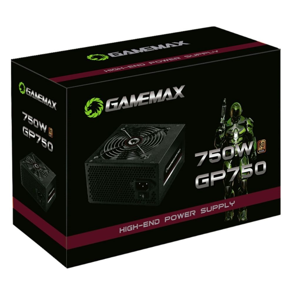 Fonte Gamer Gamemax GP750, 750W, PFC Ativo, 80 Plus Bronze, ATX 12V 2.3 ...