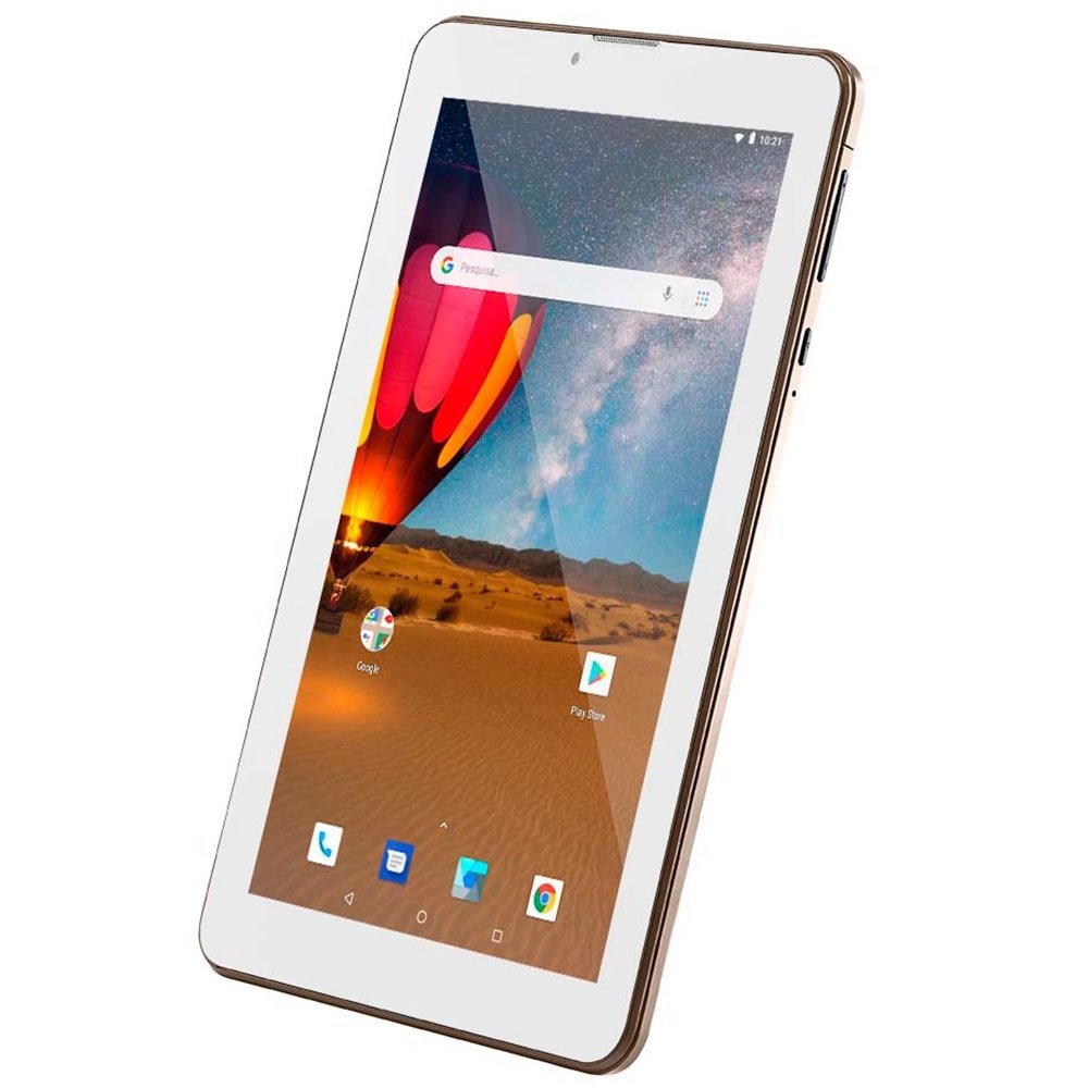 Tablet Multilaser M7 Plus, Dourado, Tela 7", 3G+Wi-Fi, Bluetooth ...
