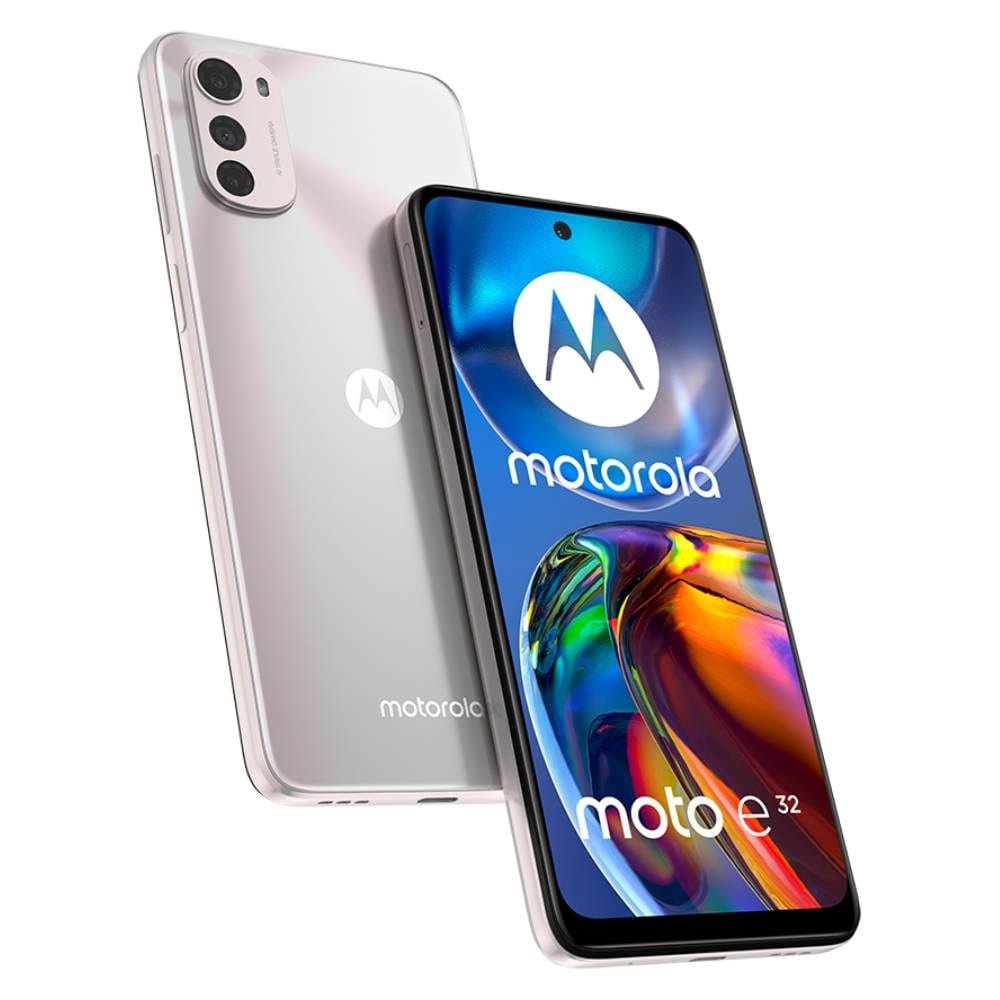 Smartphone Motorola Moto E32 Rosê, Tela de 6.5", 4G+Wi-Fi, And. 11, Câm ...