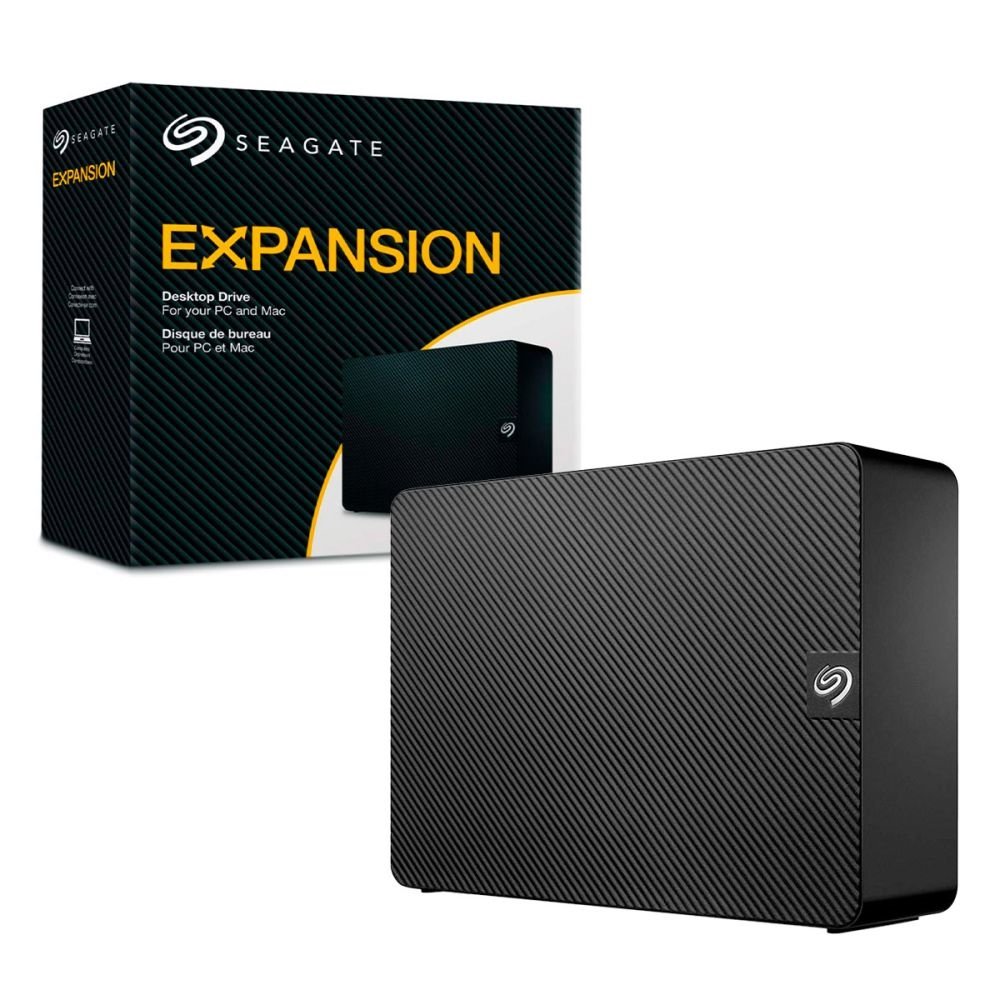 HD Externo Seagate Expansion 8TB, USB 3.0, Preto - STKP8000400 | eFácil