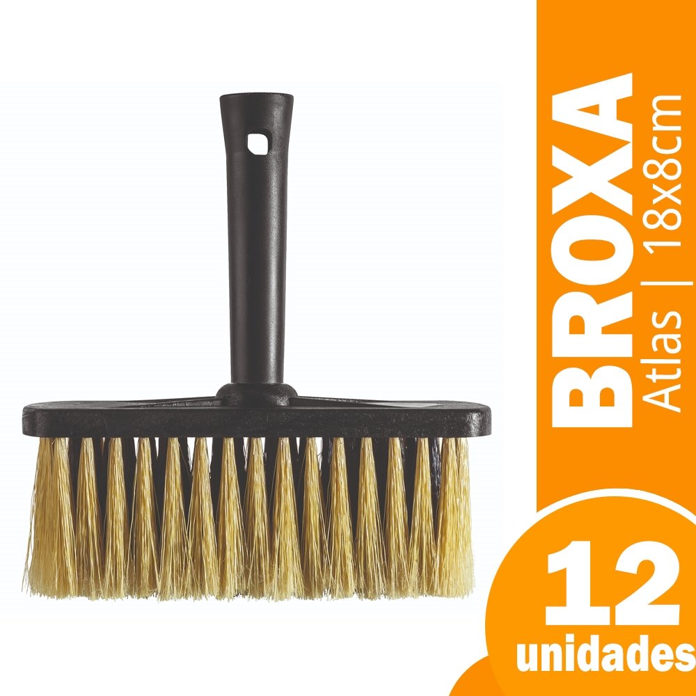 Broxa Retangular 800/2 18x8CM Emb. c/ 12 Un. Atlas - Acessórios Para ...