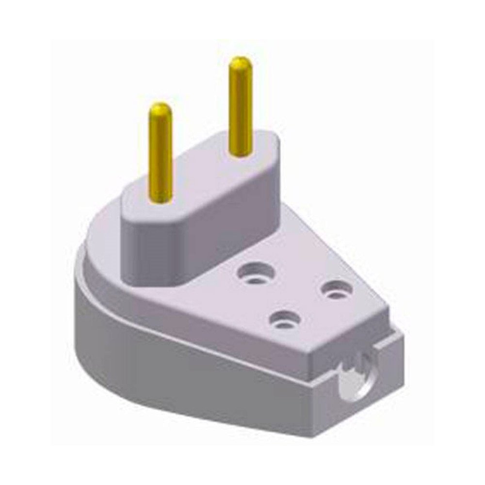 Pino Macho Gigante Angular Ilumi 2p 20a/250v Cinza - Embalagem c/ 10 ...
