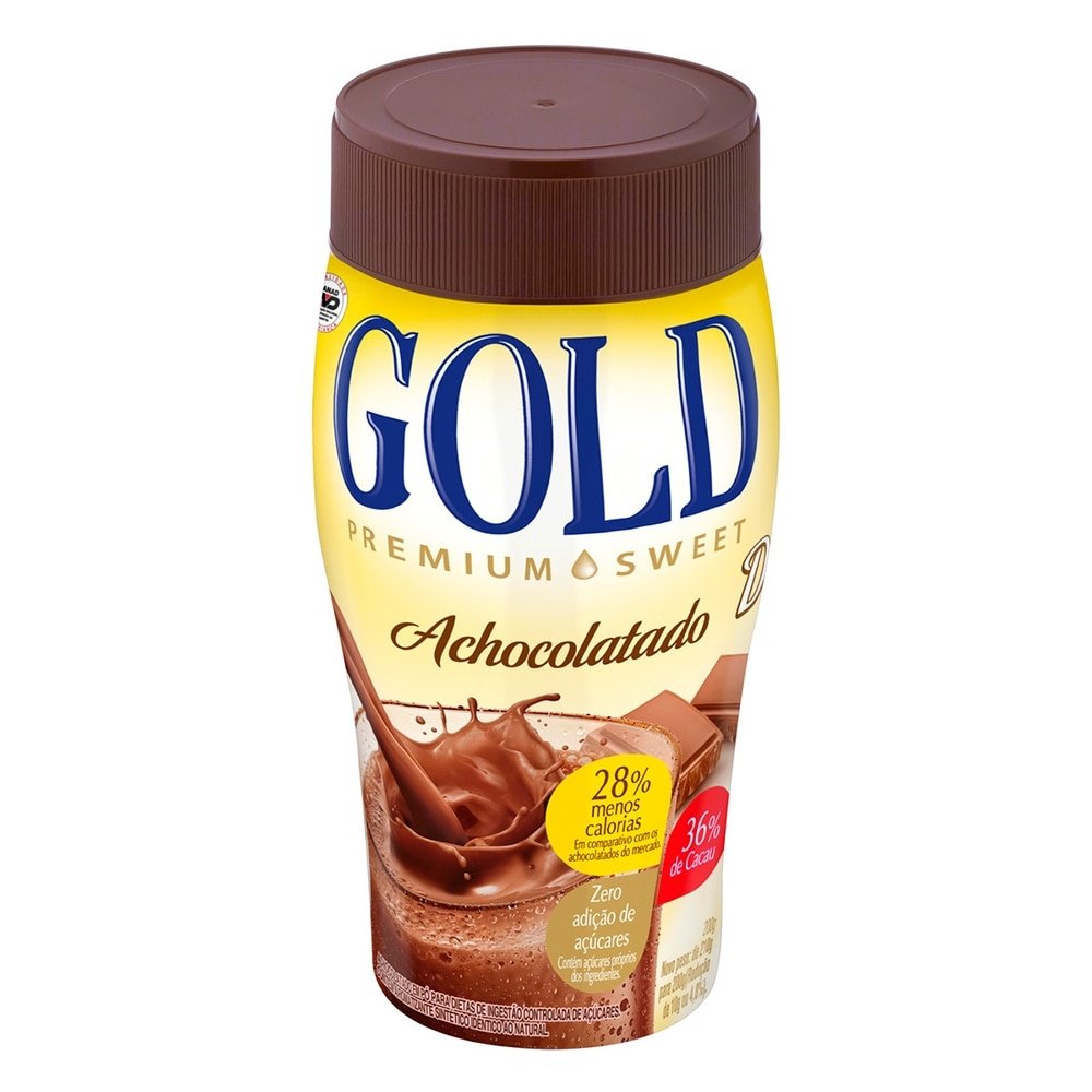 Achocolatado em Pó Gold Diet 200g | eFácil
