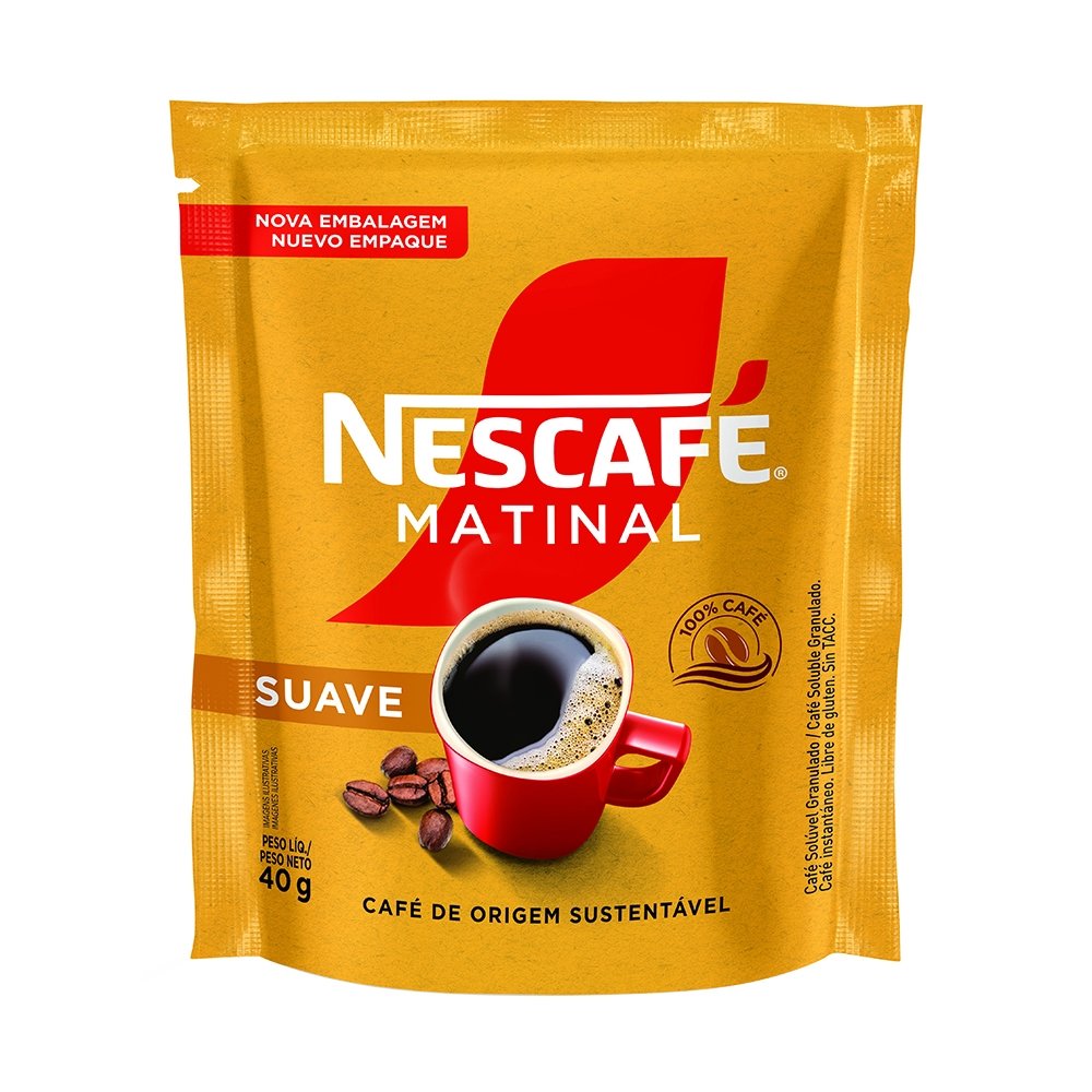 Café Solúvel Nescafé Matinal Sachê 40g - Embalagem com 24 Unidades | eFácil