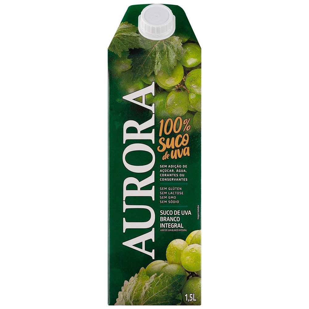 Suco de Uva Integral Aurora Tetra Pack 6x1,5L | eFácil