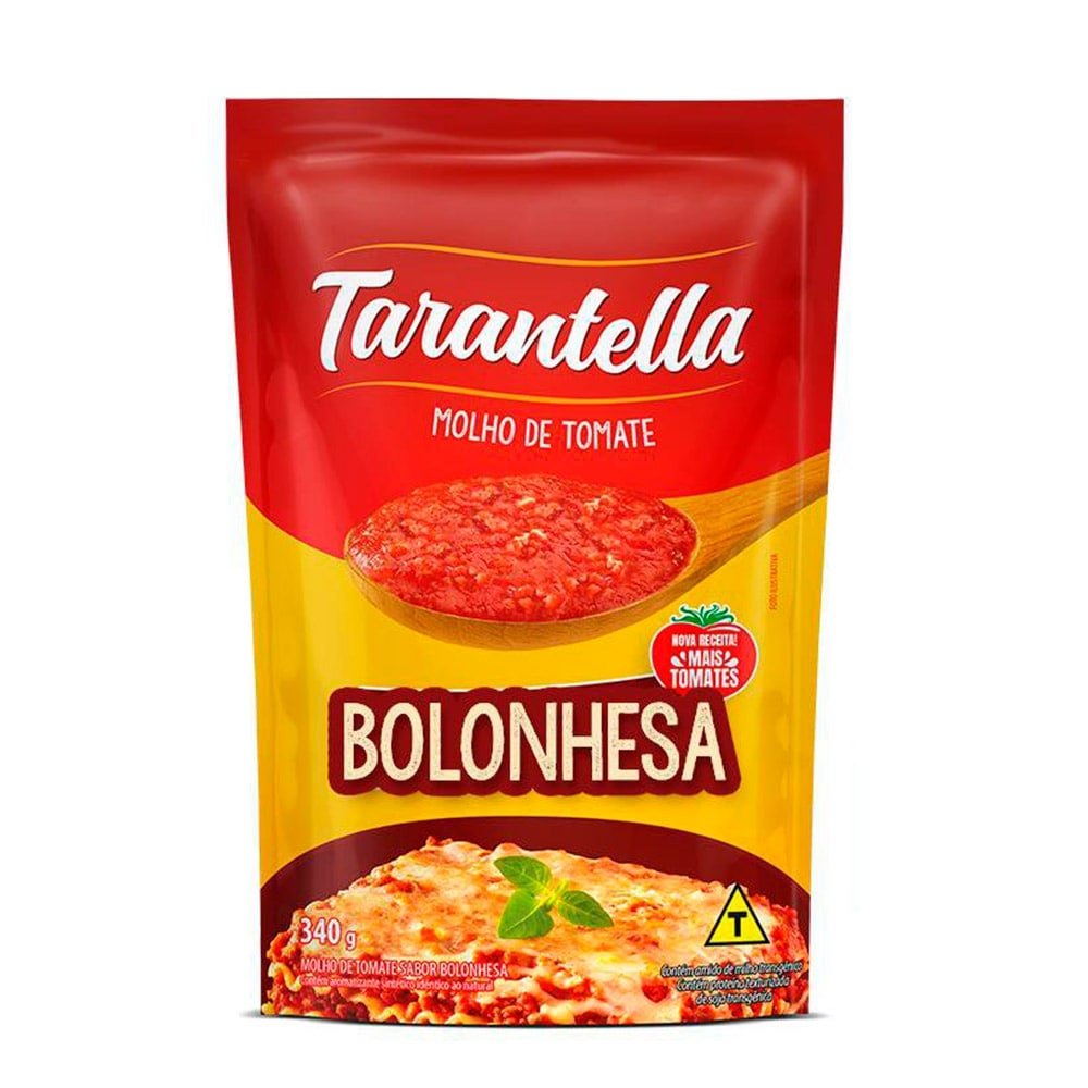 Molho Tarantella Bolonhesa 340g Embalagem com 24 Unidades | eFácil