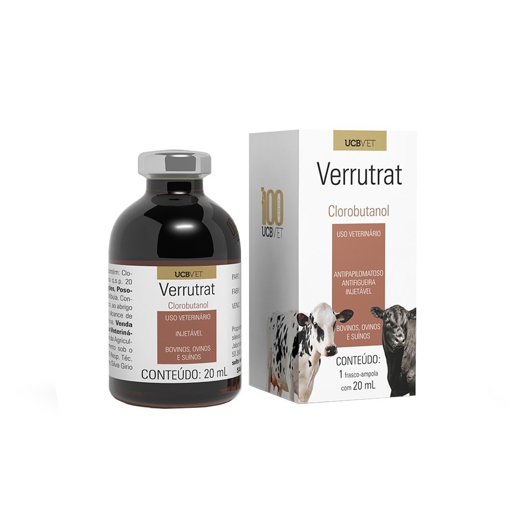 Verrutrat 20ml UCB - Produto Veterinário - eFácil