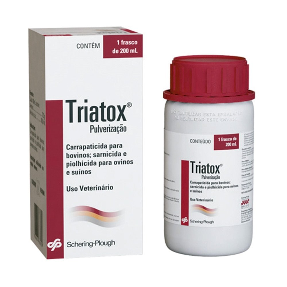 Triatox Carrapaticida, Sarnicida 200ml Schering-Plough - Produto ...