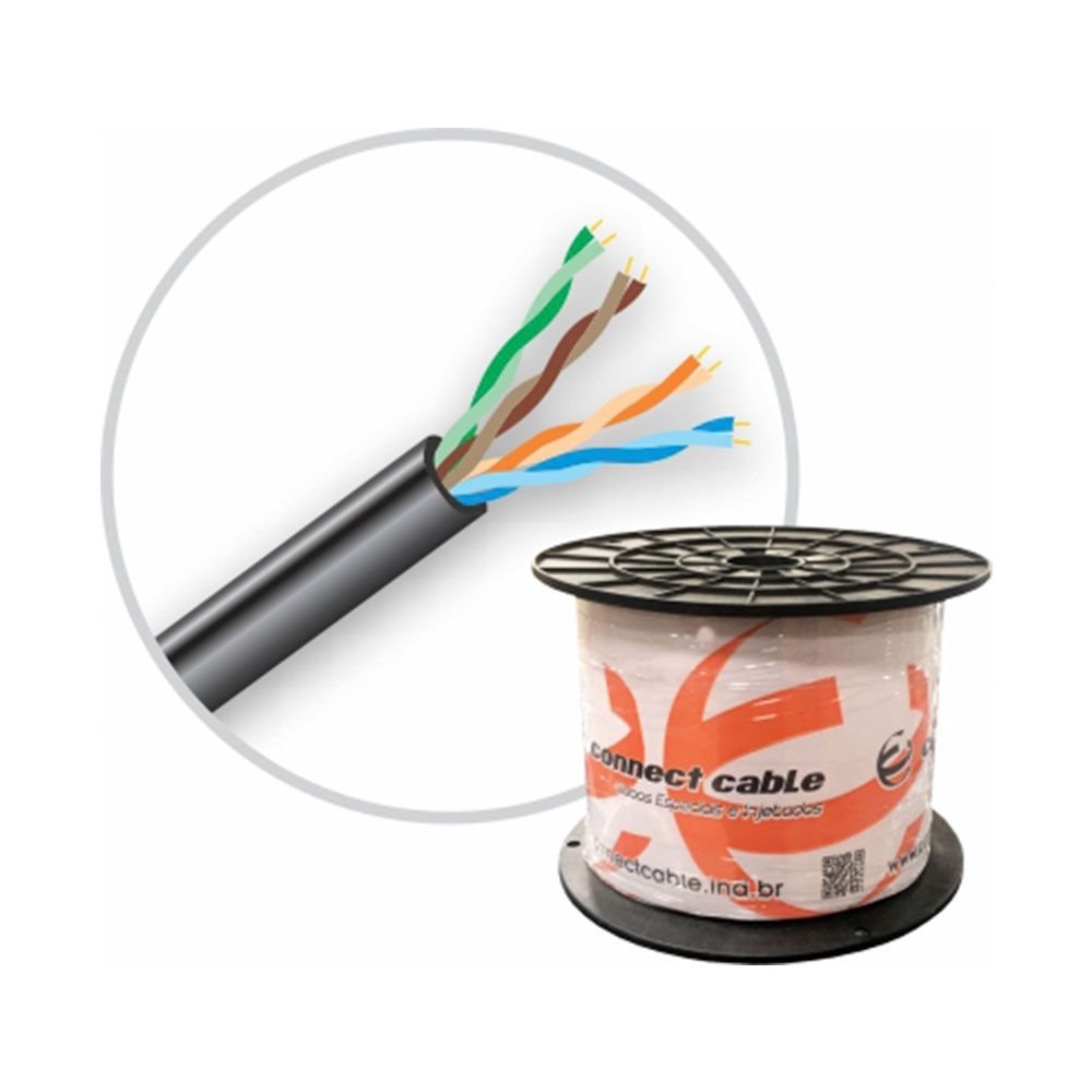 Cabo CFTV Tex Connect 4/8 Vias Azul 305mts - Muca3202 | eFácil