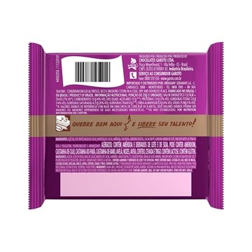 Chocolate Talento c/ Uvas Passas Amêndoas 25g Emb. c/ 15 Un. Garoto ...