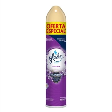 Purificador De Ar Glade Aerosol Lavanda 360ml | eFácil