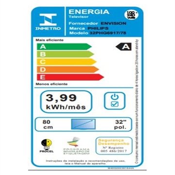 Smart TV LED 32" Philips 32PHG6917/78, HD, Wi-Fi, com 2 USB, 3 HDMI ...